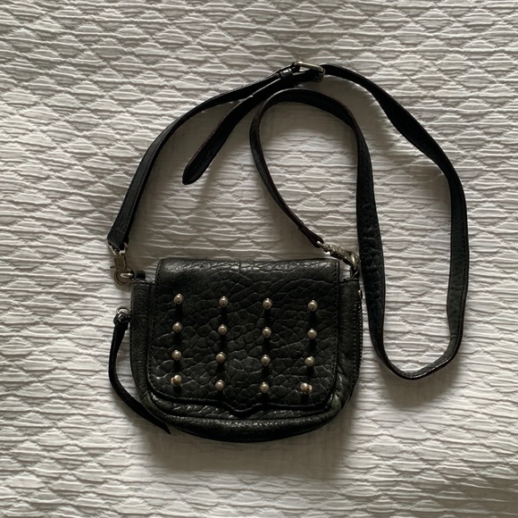 Rebecca Minkoff | Bags | Rebecca Minkoff Black Leather Studded Crossbody Bag | Poshmark